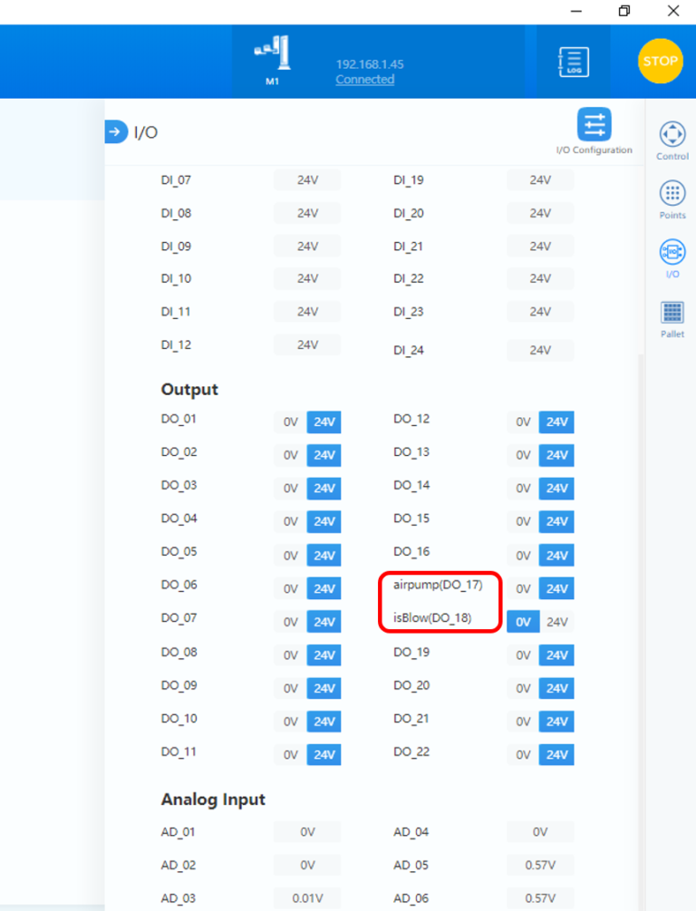 DobotStudio2020のご紹介（入出力エイリアス編） - Physical Computing FAQ& Tutorial